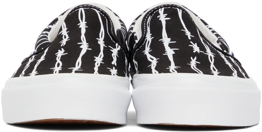 Vans Black Vault Barbed Wire OG Classic Slip-On Sneakers Vans