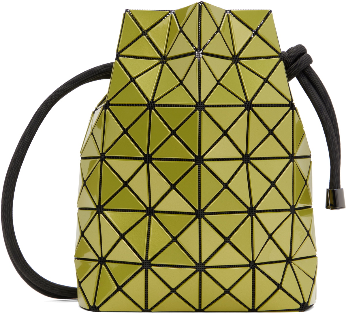 BAO BAO ISSEY MIYAKE Yellow Wring Gloss Bag Bao Bao Issey Miyake