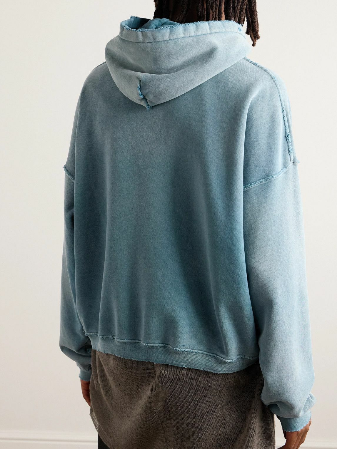 Enfants Riches Déprimés - Logo-Print Distressed Cotton Enfants Riches Déprimés - Logo-Print Distressed Cotton