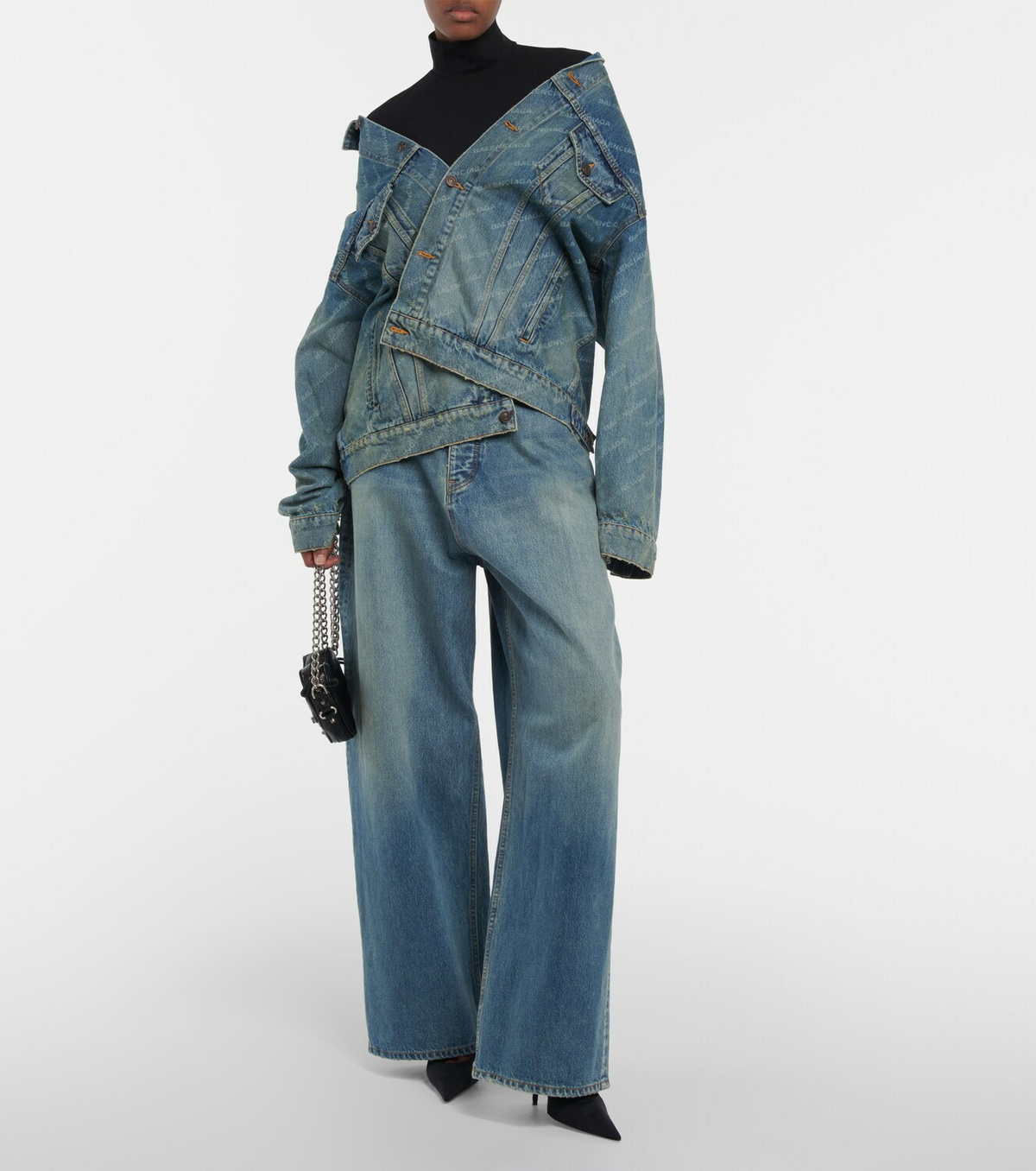 Balenciaga - Logo denim jacket Balenciaga