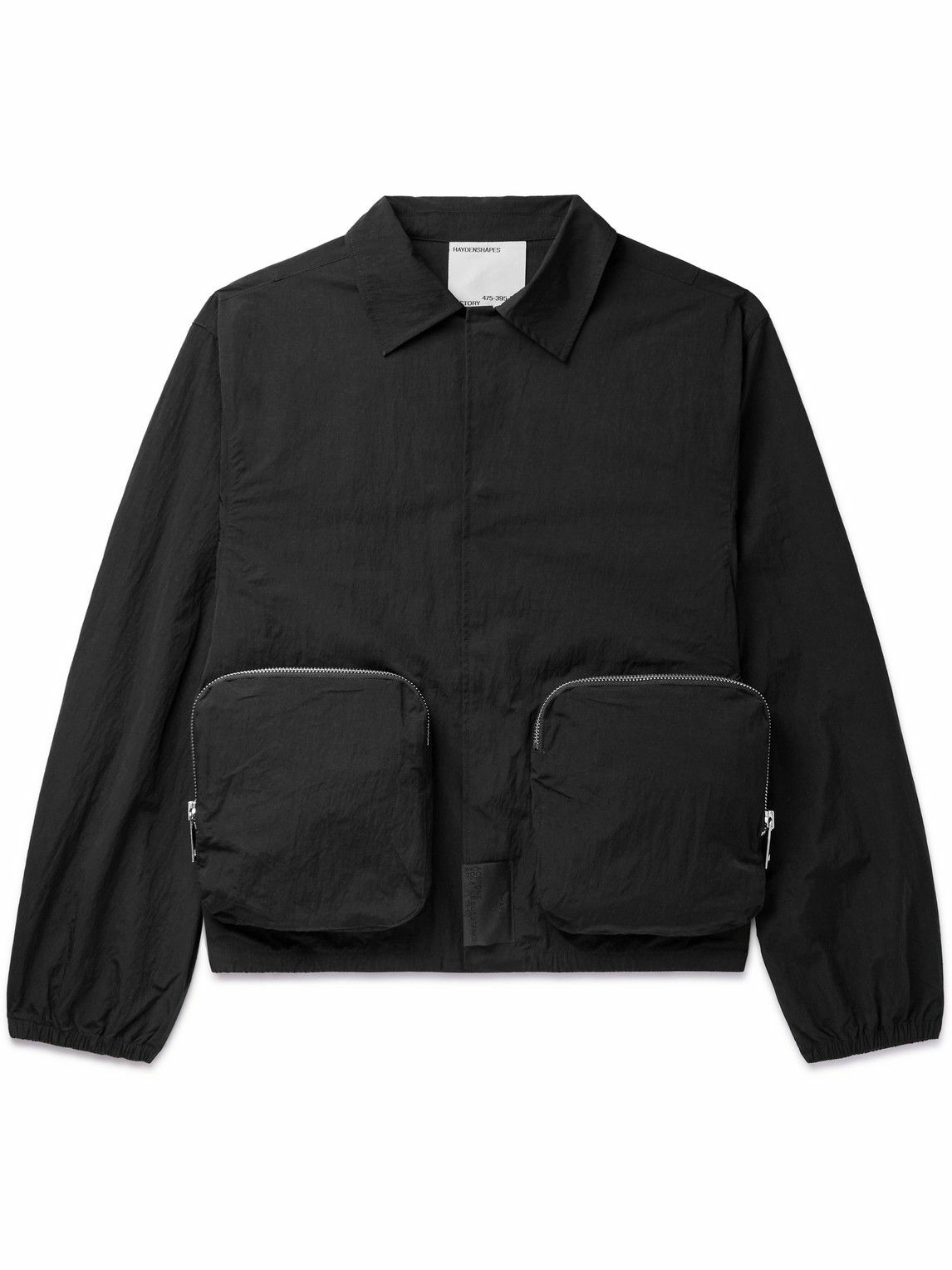 HAYDENSHAPES - Template Coach Logo-Appliquéd Crinkled-Shell Jacket ...