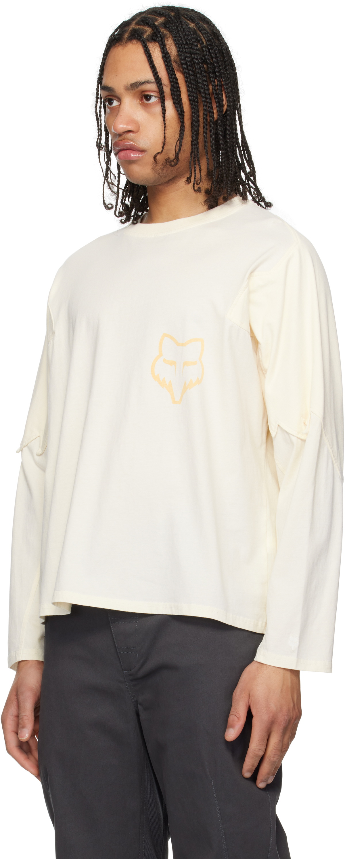 Kiko Kostadinov Off-White Fox Racing Edition Fox Long Sleeve T-shirt ...