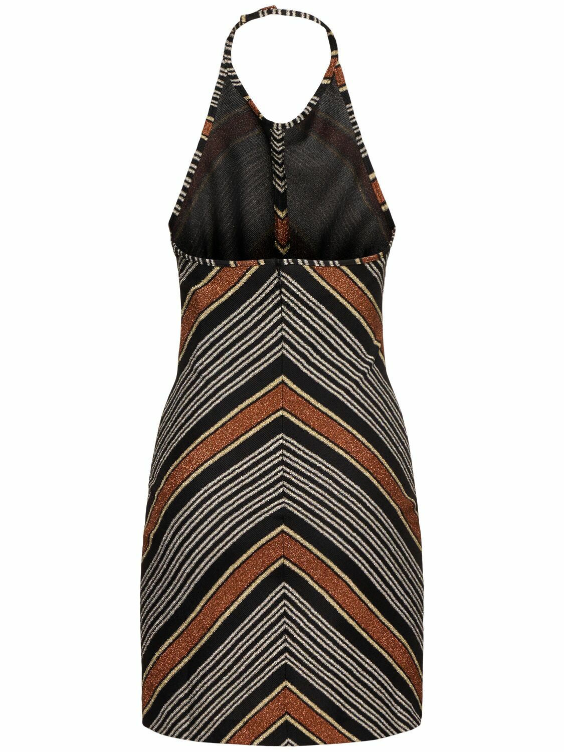 MISSONI Lurex Halter Neck Short Dress Missoni
