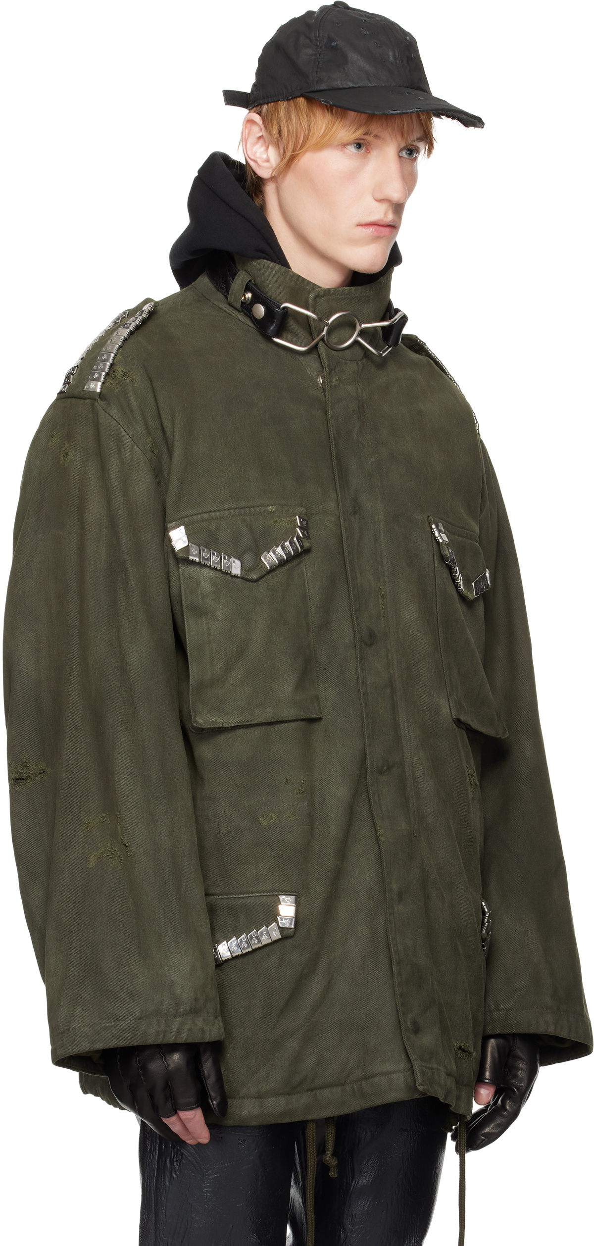Marking Distance Khaki Ring Coat