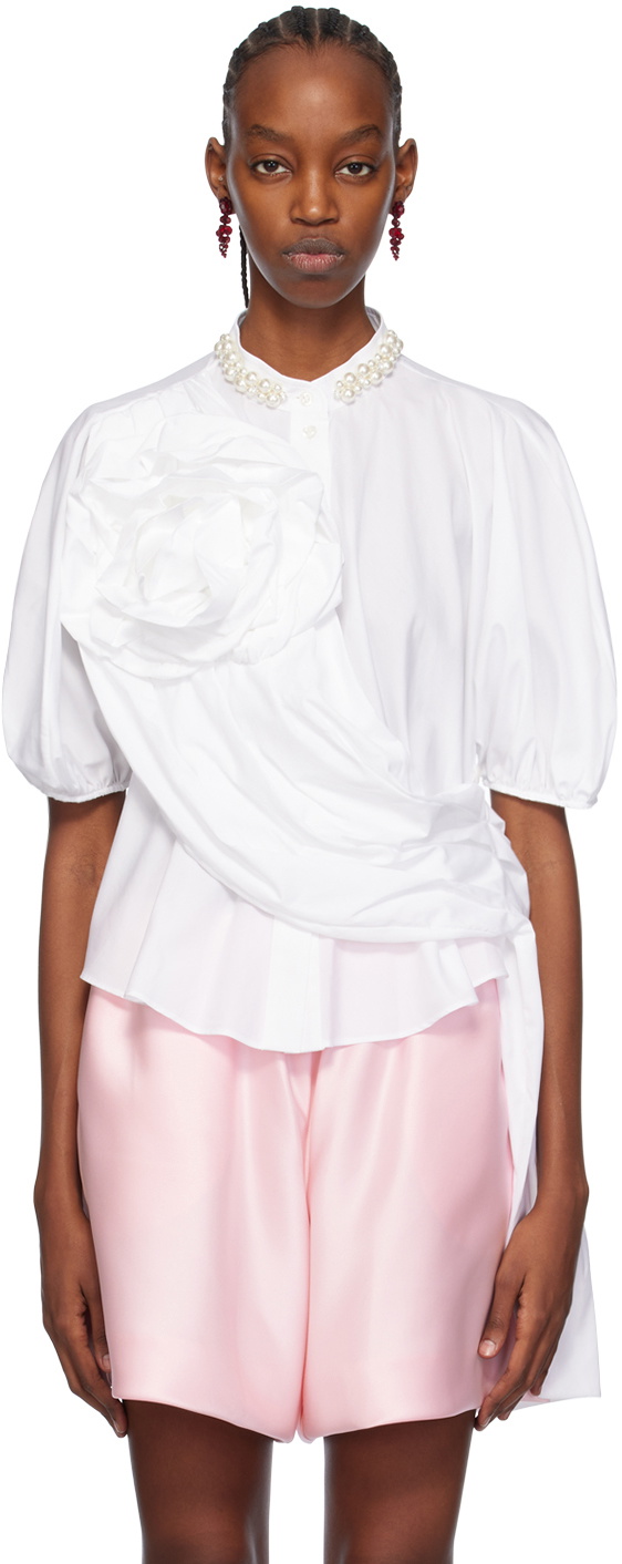 Simone Rocha White Sash Blouse Simone Rocha