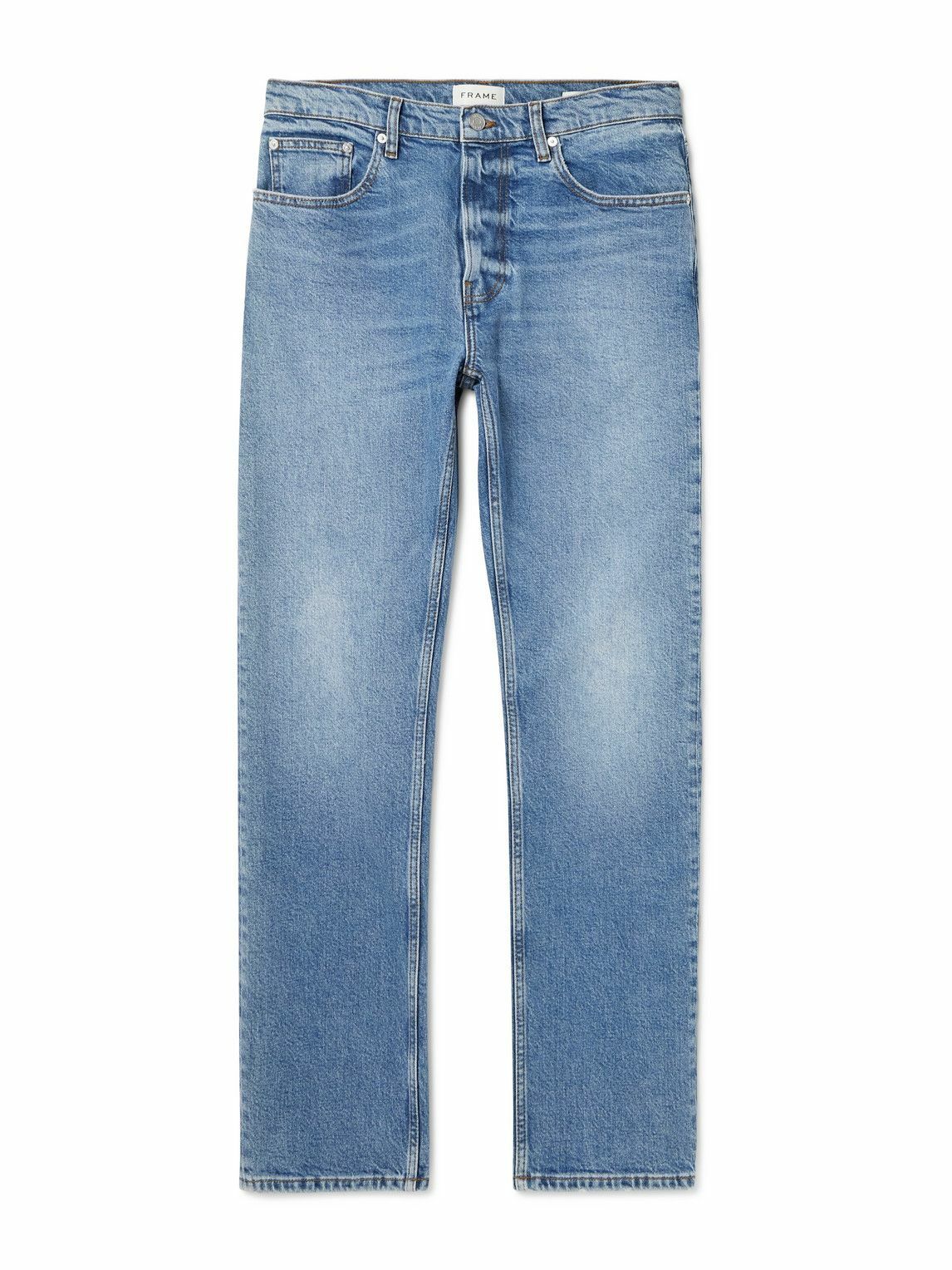 FRAME - The Modern Straight-Leg Jeans - Blue Frame Denim