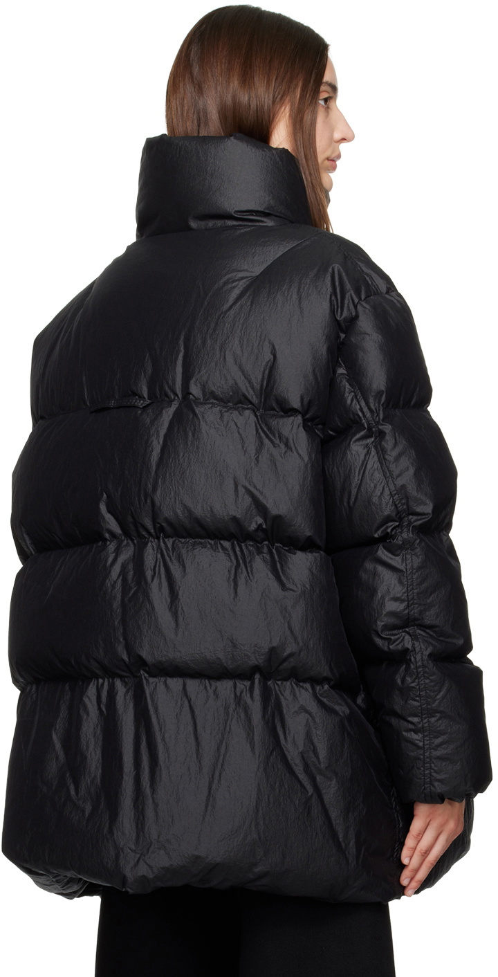 Recto Black Shining Down Jacket Recto