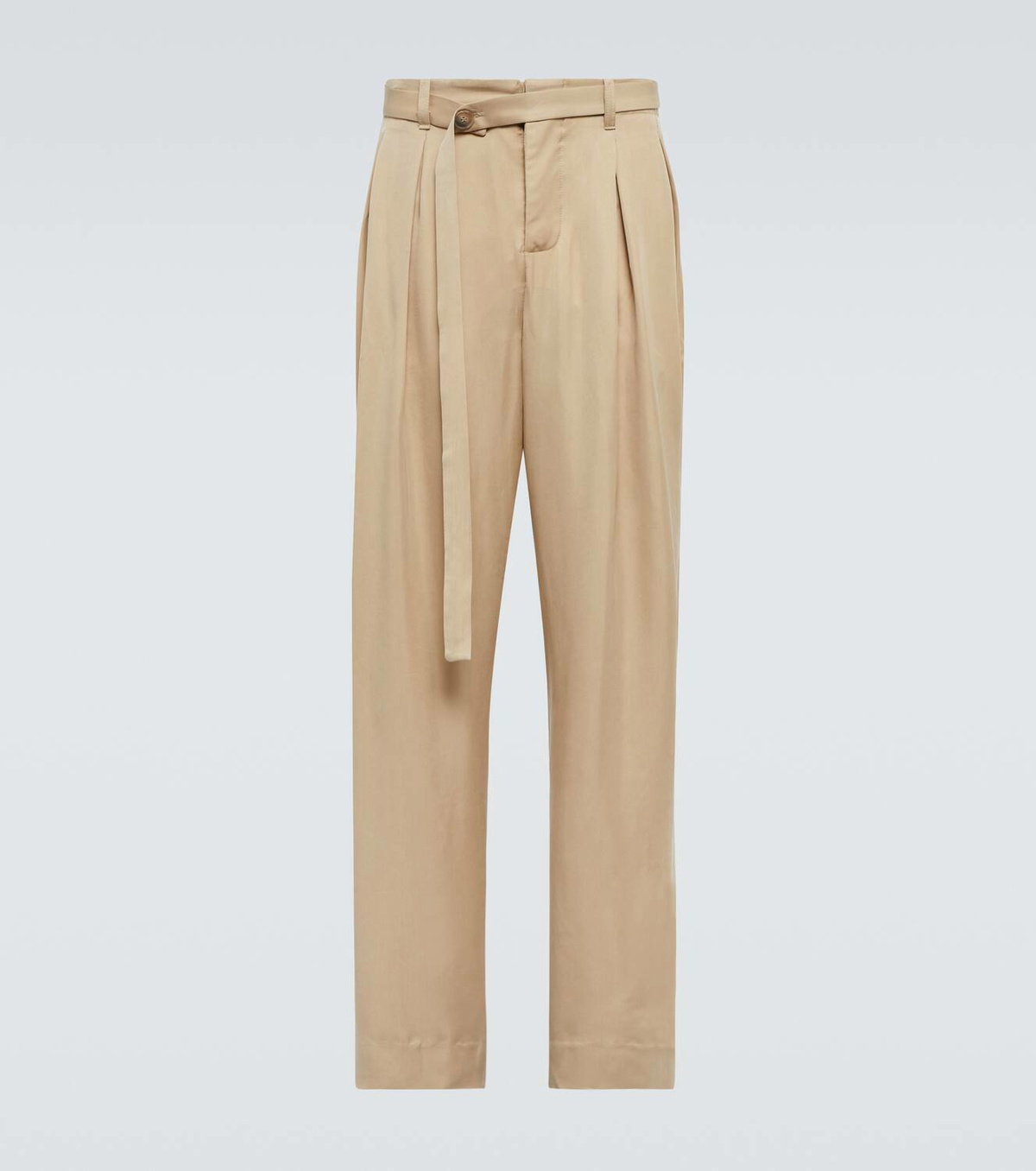 King & Tuckfield Pleated cupro pants King and Tuckfield