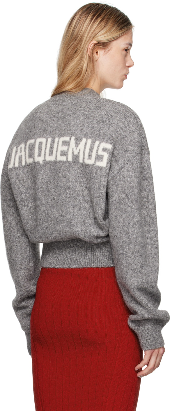 JACQUEMUS Gray Les Classiques 'La maille Jacquemus' Sweater Jacquemus