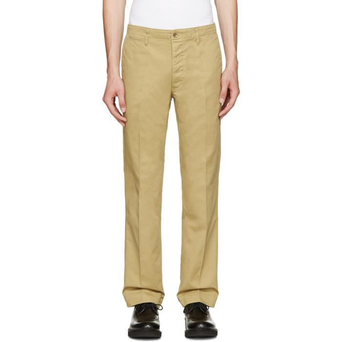 Visvim Beige Slim Chinos Visvim