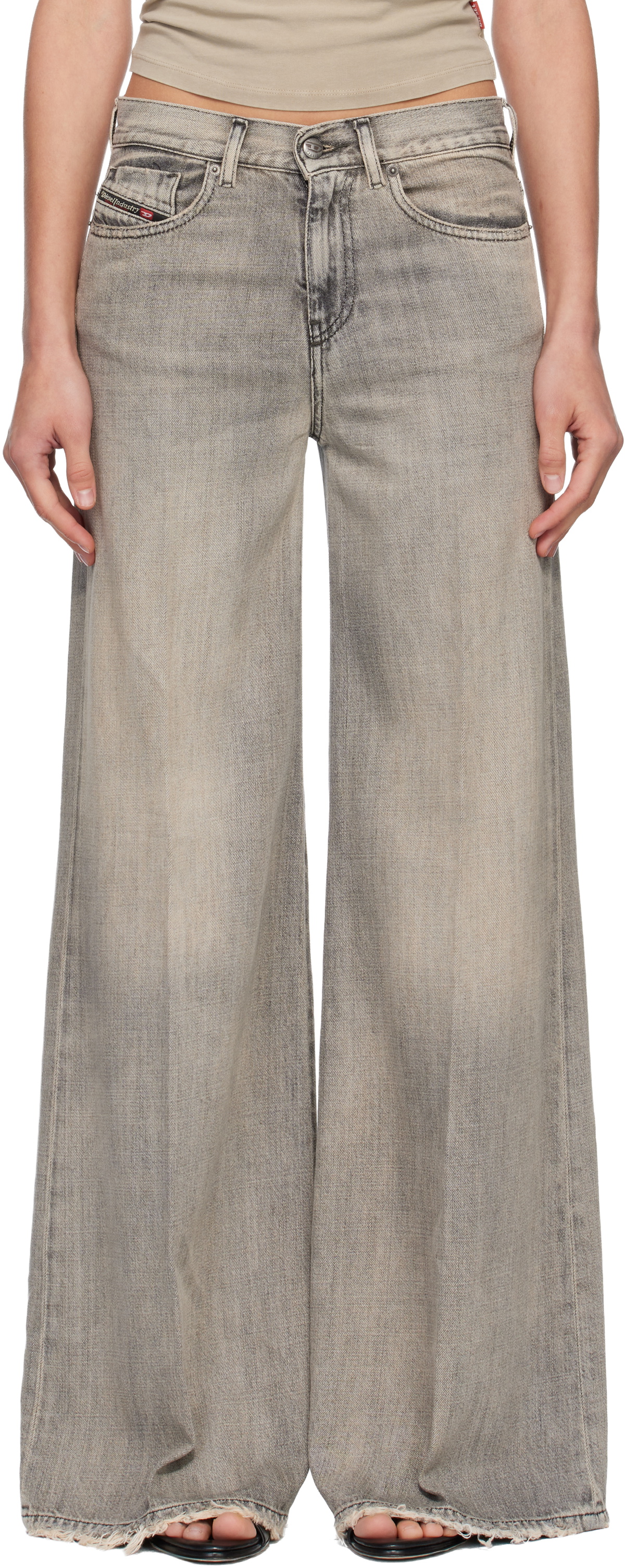 Diesel Gray Flare 1978 D-Akemi Jeans Diesel