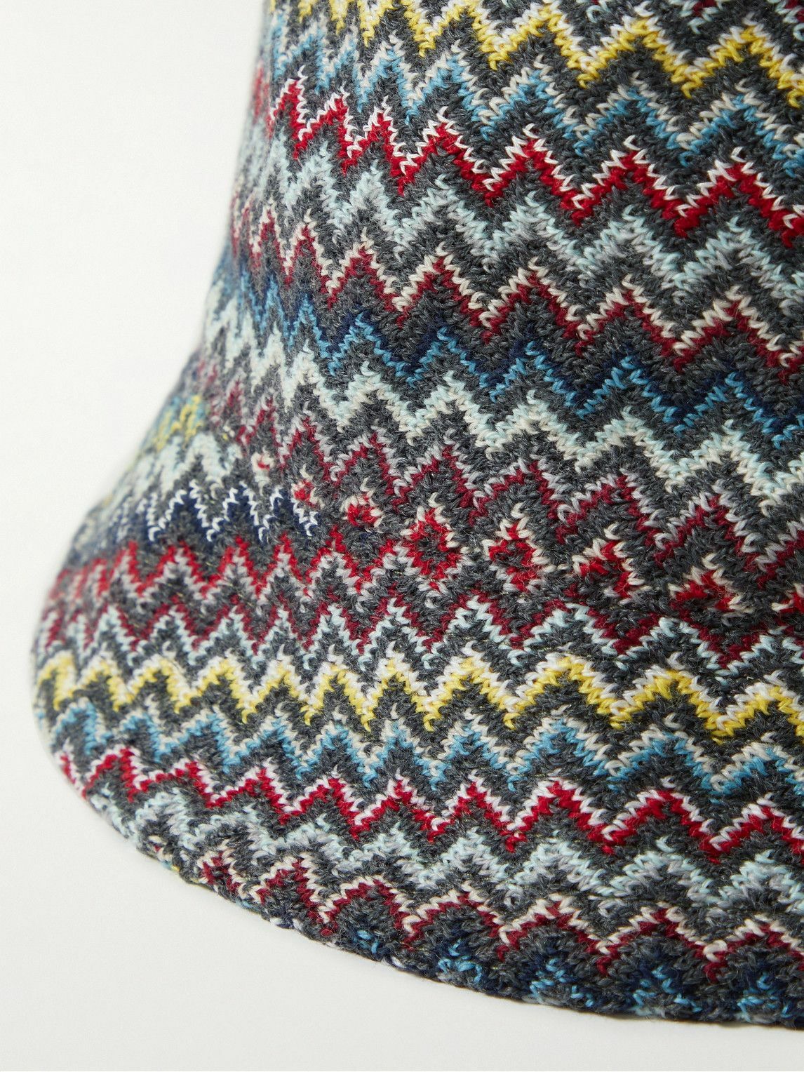 Missoni - Crochet-Knit Wool-Blend Bucket Hat Missoni