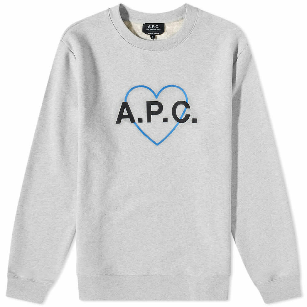 A.P.C. Jules Heart Logo Crew Sweat A.P.C.