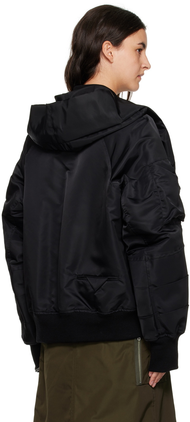 UNDERCOVER Black Insulated Bomber Jacket Undercover