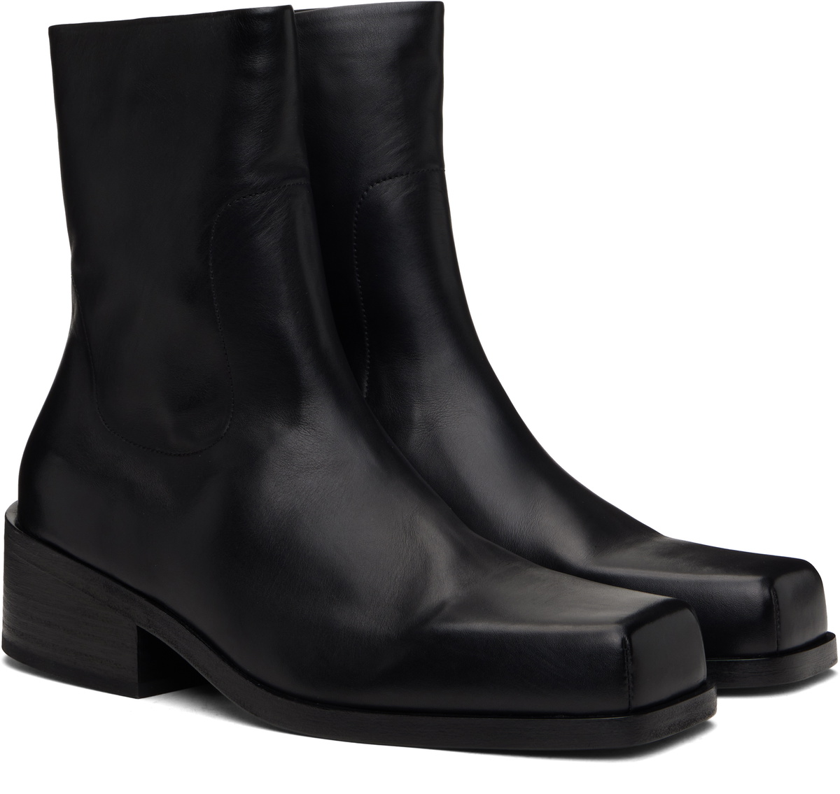 Marsèll Black Cassello Ankle Boots Marsèll