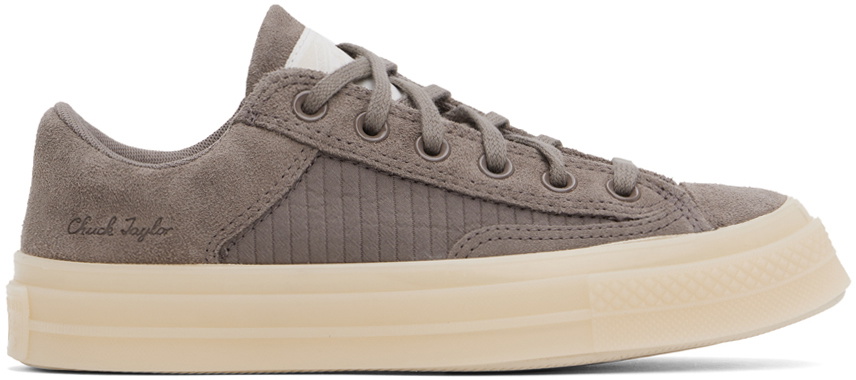 Converse Taupe Chuck 70 Marquis Boro Stitched Low Top Sneakers Converse