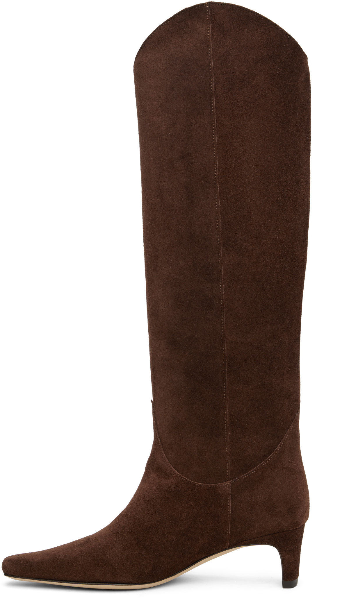 Staud Brown Western Wally Tall Boots Staud