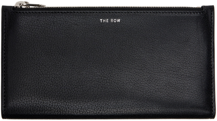 The Row Black Multi Zipped Wallet The Row