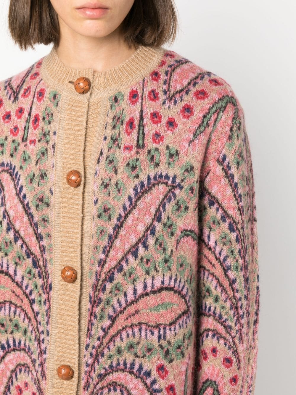 ETRO - Embroidered Wool Blend Cardigan Etro