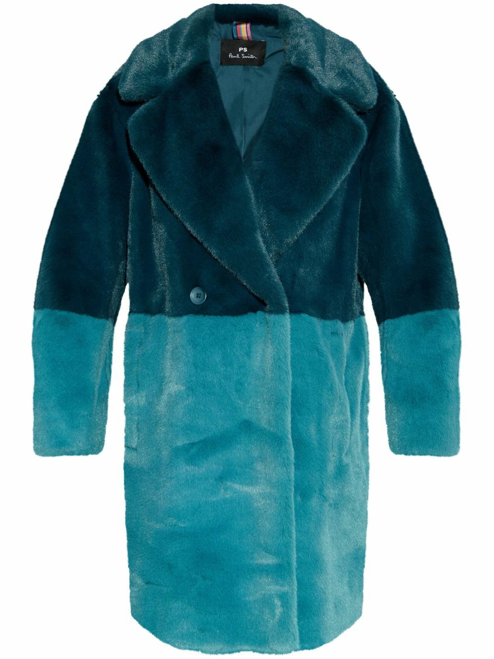 PS PAUL SMITH - Faux Fur Bicolor Coat PS by Paul Smith