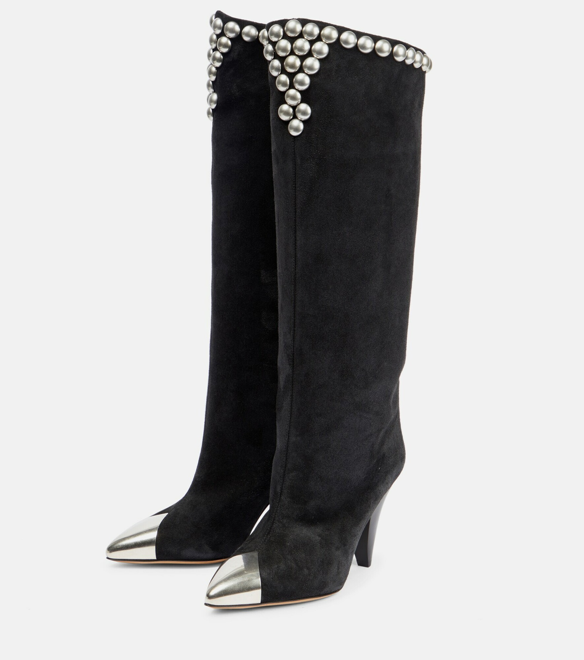 Isabel Marant - Studded suede knee-high boots Isabel Marant