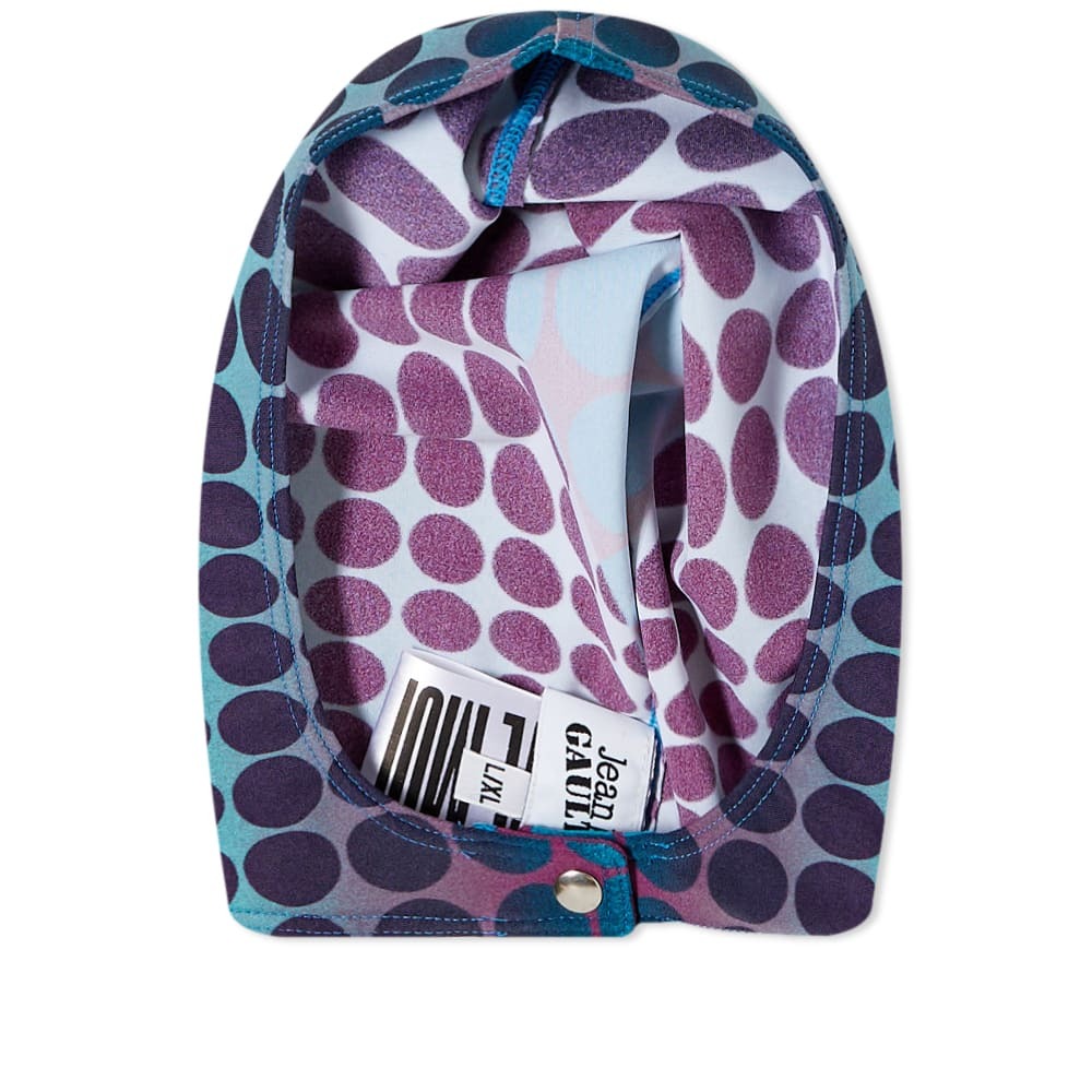 Jean Paul Gaultier Women's Cyber Print Hood in Blue/Purple/Yellow Jean ...