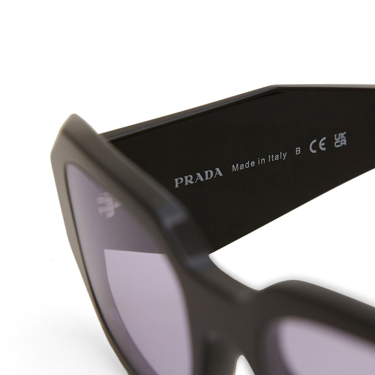 Prada Eyewear Women's 17WS Sunglasses in Black/Violet Prada