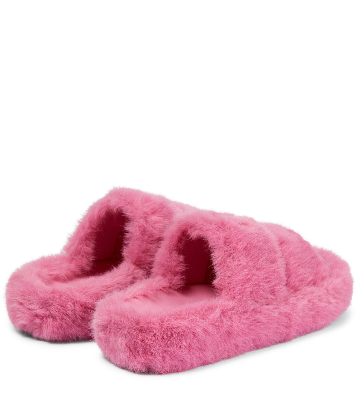 Stand Studio - Isla faux fur platform sandals Stand Studio