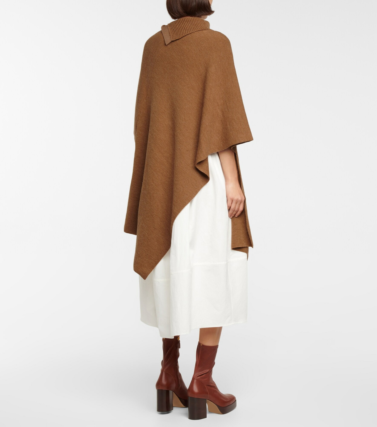 Chloe - Alpaca-blend poncho Chloe