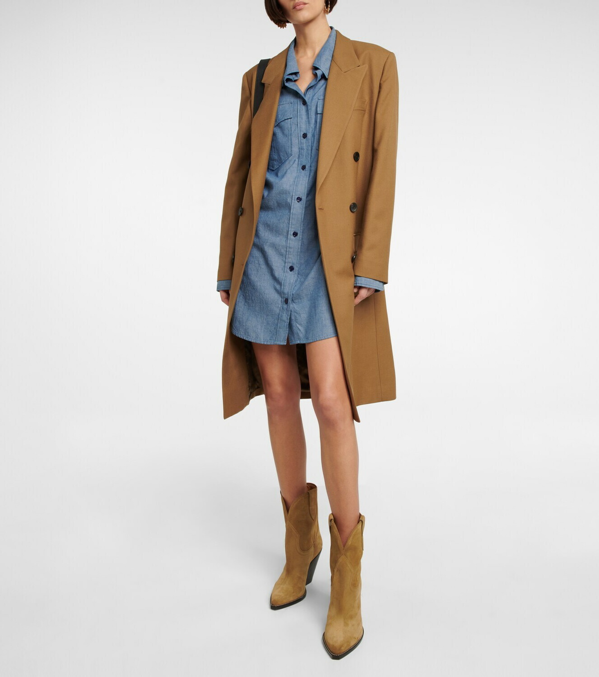 Isabel Marant - Leyane suede mid-calf cowboy boots Isabel Marant
