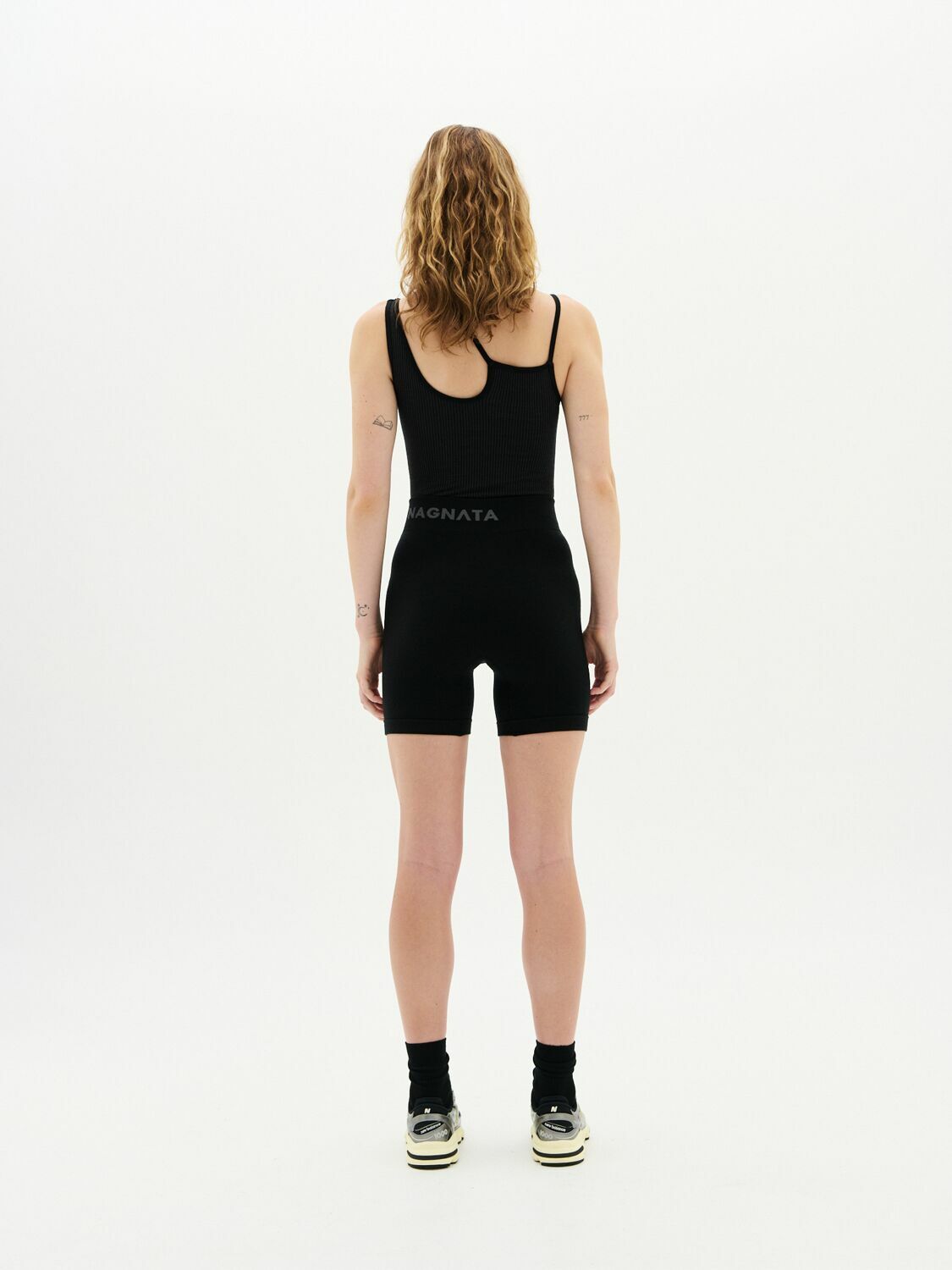 NAGNATA Balati Wool Blend Biker Shorts NAGNATA
