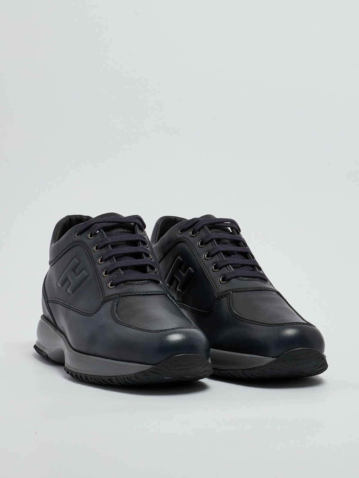 Hogan Interactive Leather Sneakers Hogan