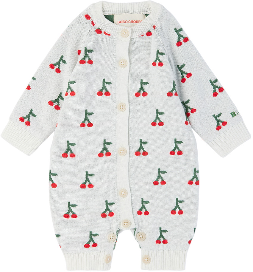 Bobo Choses Baby Off-White Cherry All Over Bodysuit Bobo Choses