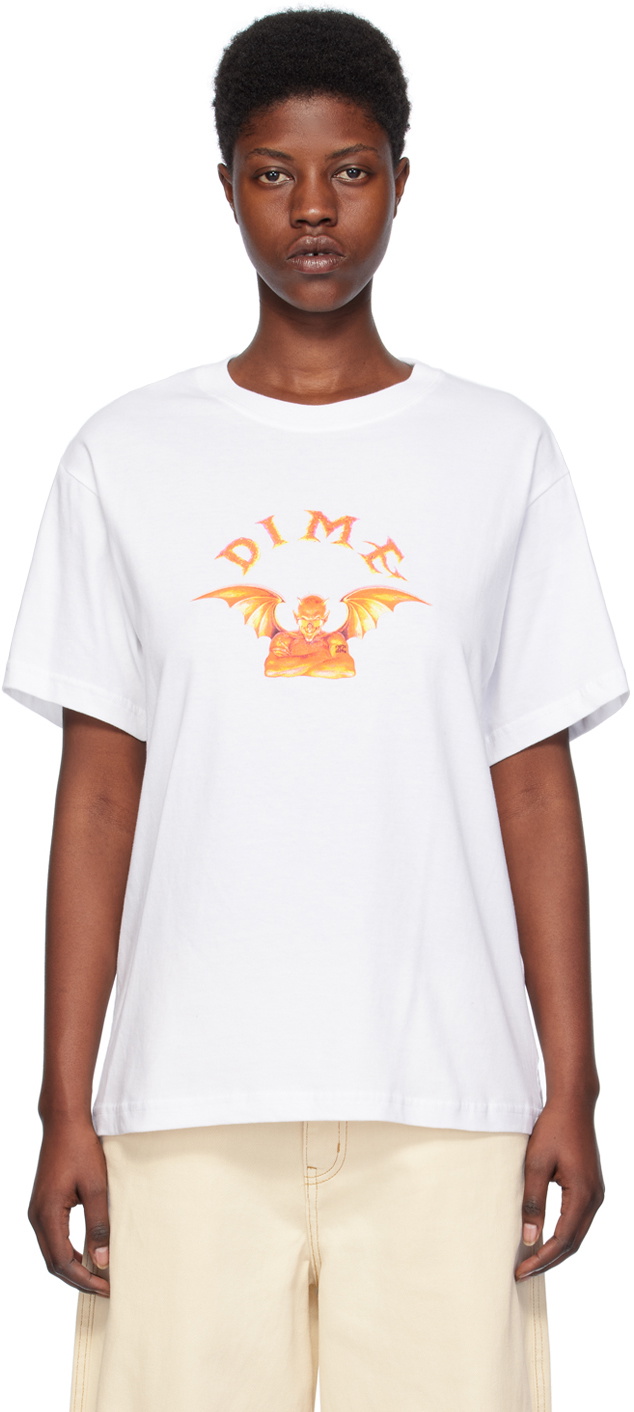 Dime White 'Dime Devil' T-Shirt Dime