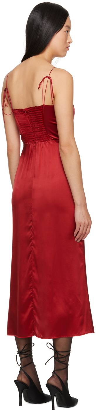 Reformation Red Marguerite Midi Dress Reformation