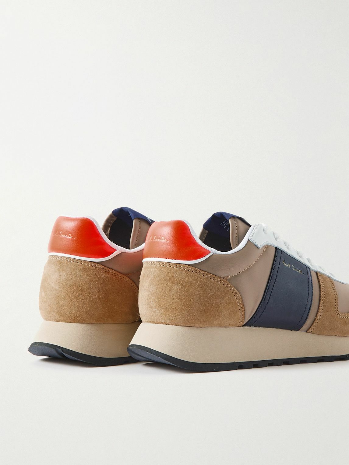 Paul Smith - Eighties Suede, Leather and Shell Sneakers - Brown Paul Smith