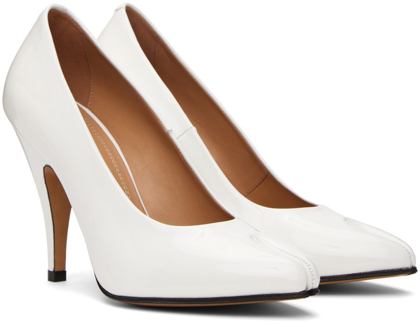 Maison Margiela White Tabi Heels Maison Margiela