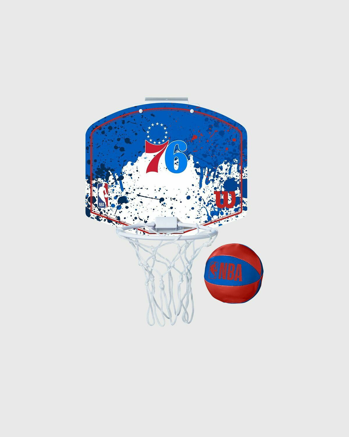 Wilson Nba Team Mini Hoop Philadelphia 76 Ers Red Cool Stuff Wilson