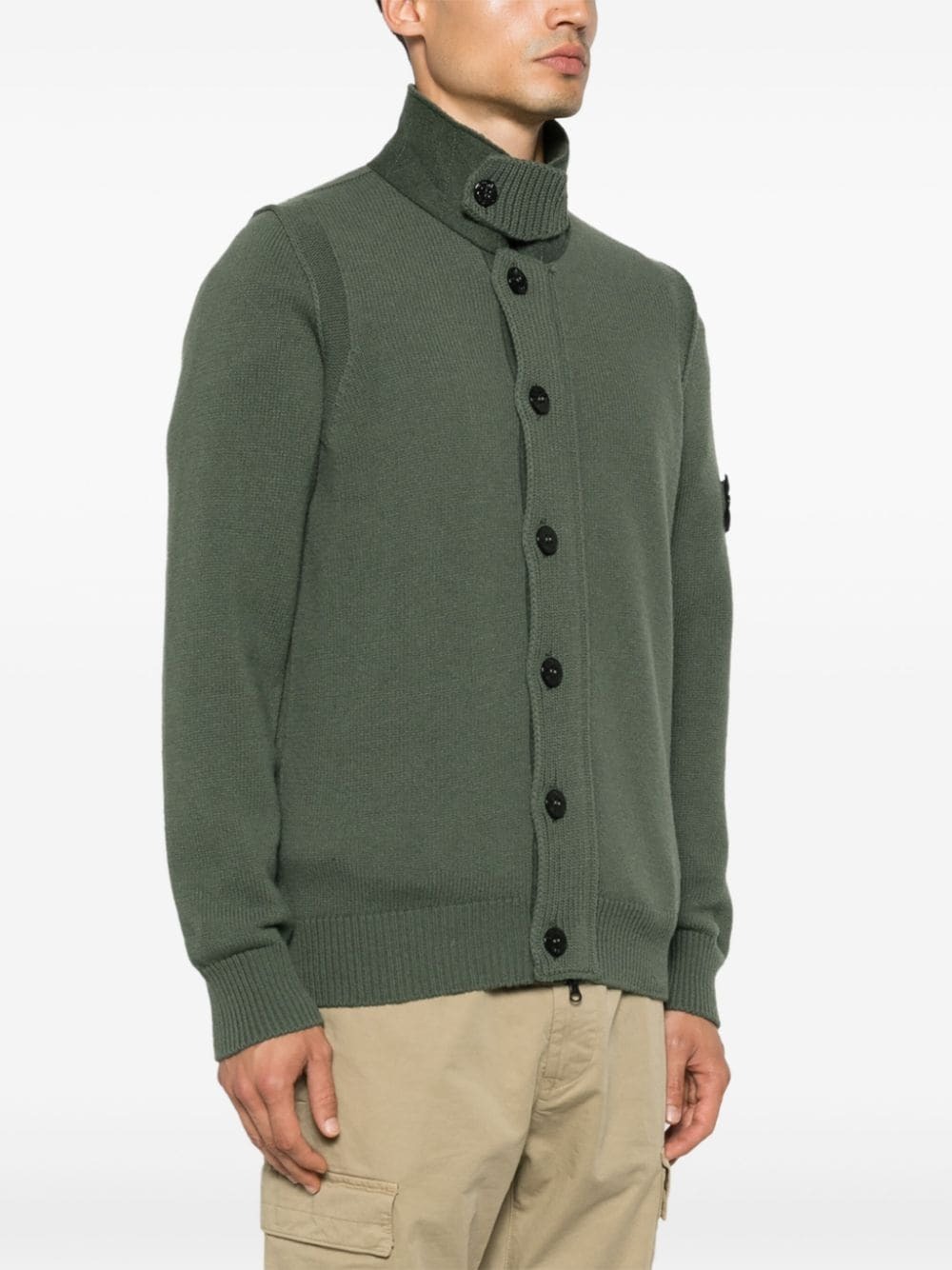 STONE ISLAND - Wool Cardigan Stone Island