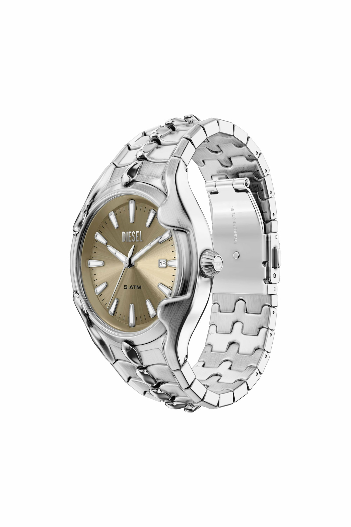 Diesel Vert Stainless Steel Watch - Timeframes Mens in Silver Diesel