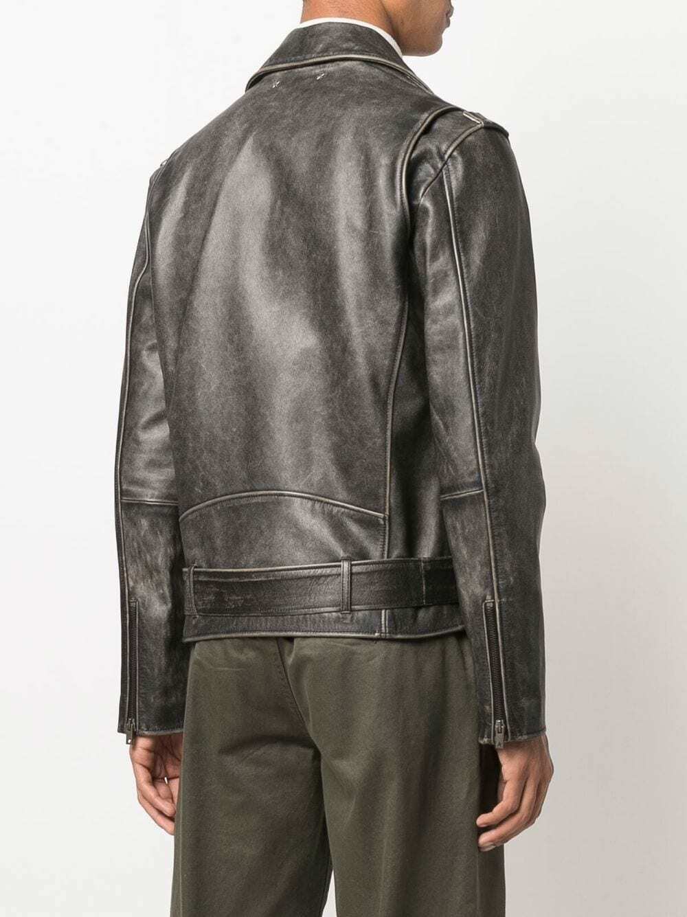 GOLDEN GOOSE - Golden Leather Jacket Golden Goose Deluxe Brand