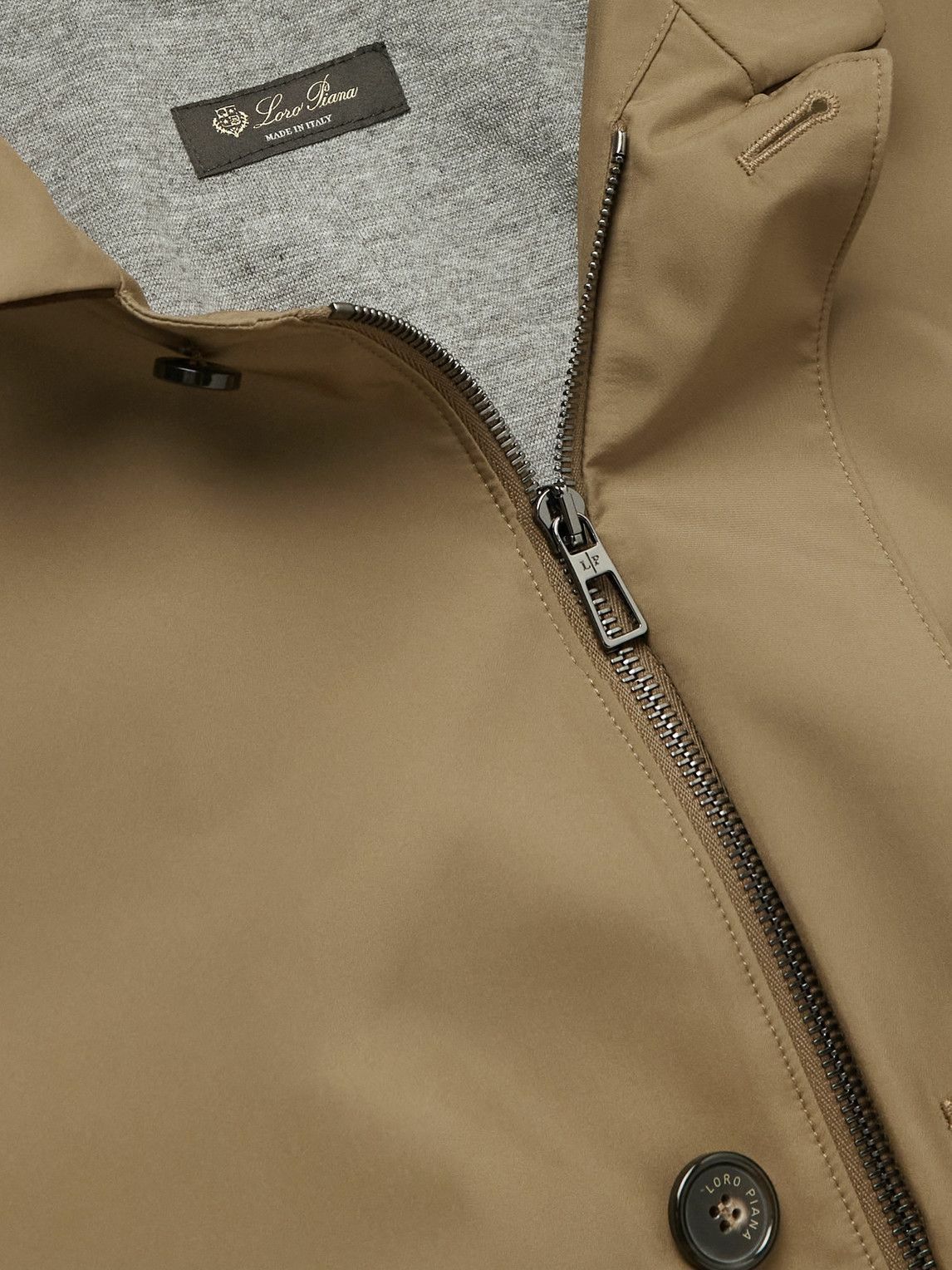 Loro Piana - Sebring Windmate Suede-Trimmed Storm System Shell Car Coat ...