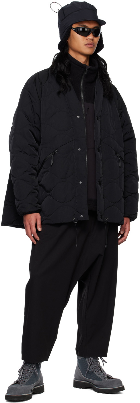 White Mountaineering®︎ Black Taion Edition Hanten Down Jacket White ...