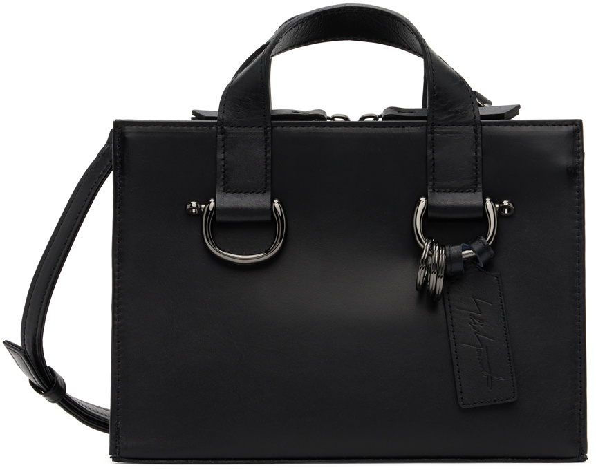 Yohji Yamamoto Black Mini D-Ring Bag Yohji Yamamoto