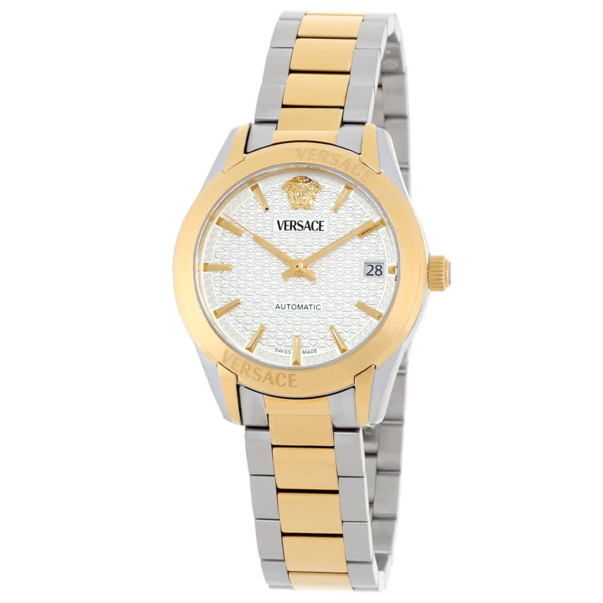 Versace Greca Classic Automatic Silver Dial Ladies Watch VESCA0424 Versace