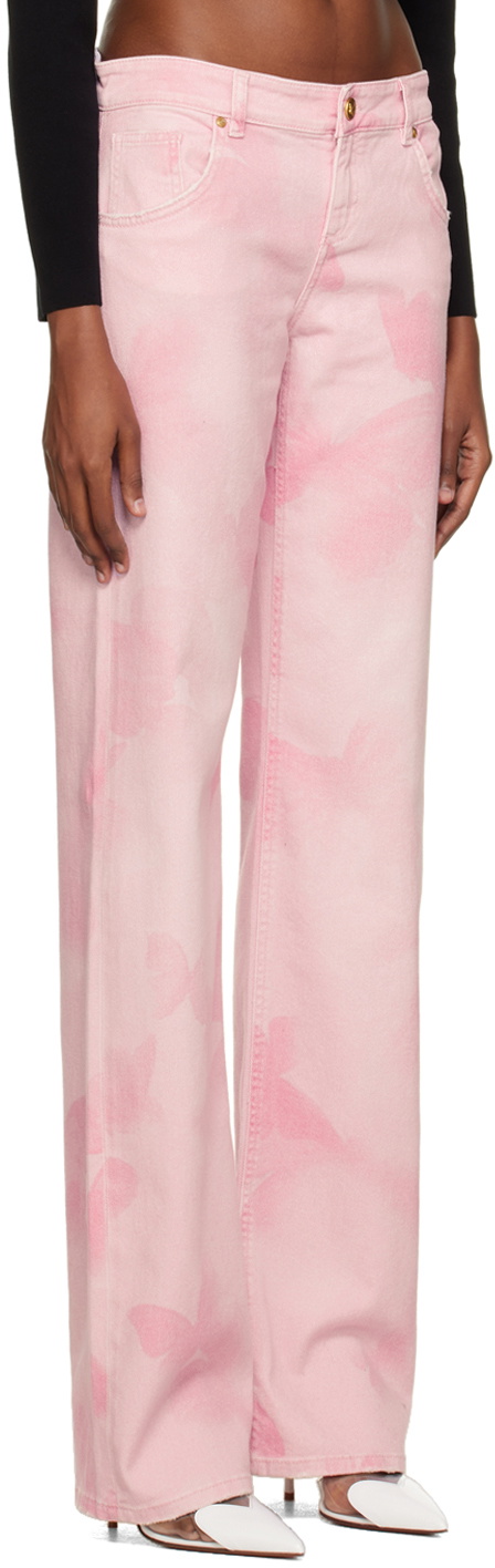 Blumarine Pink Boyfriend Jeans Blumarine