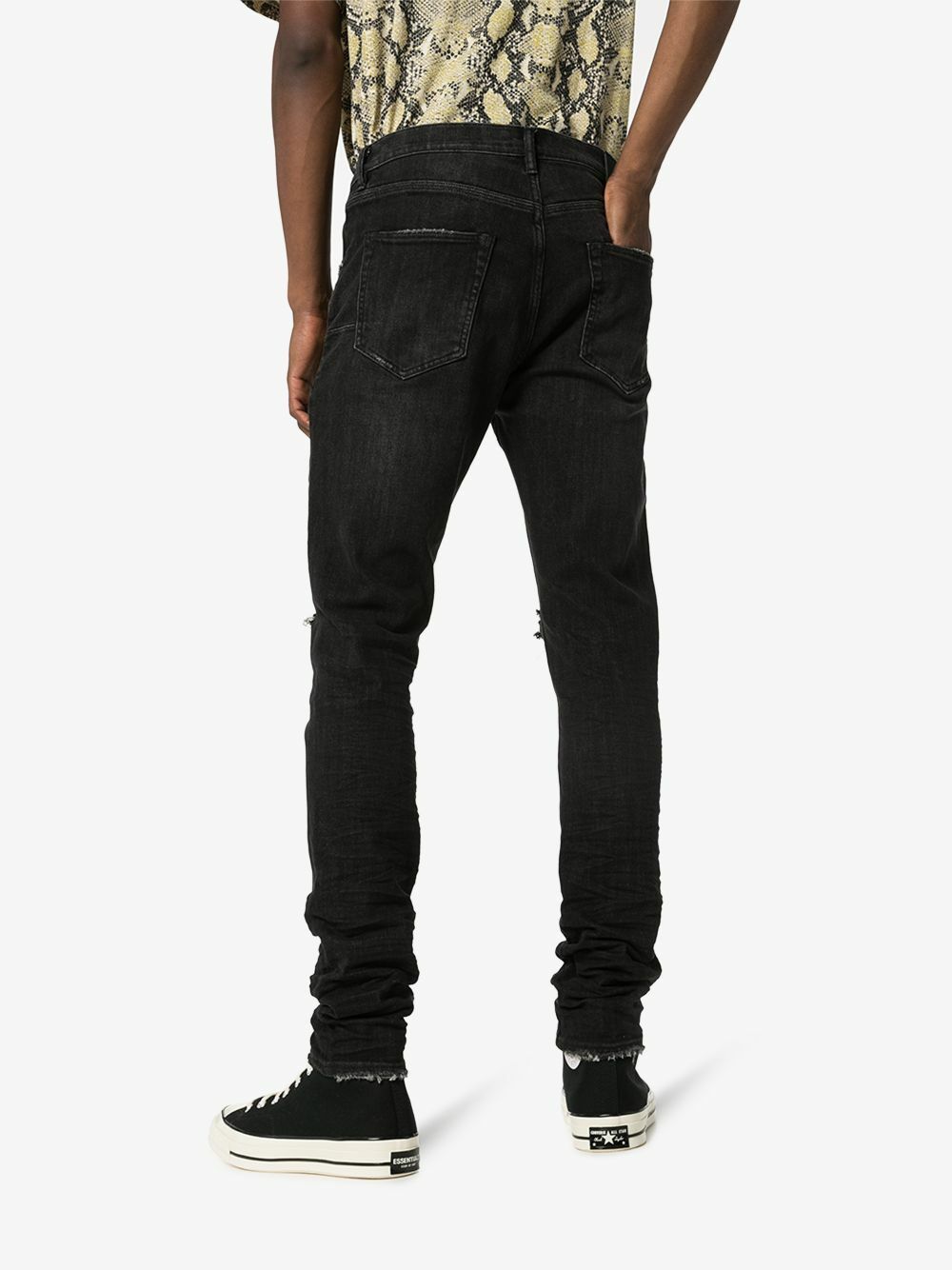 Purple Brand Distressed Ripped Knee Jeans Purple Brand