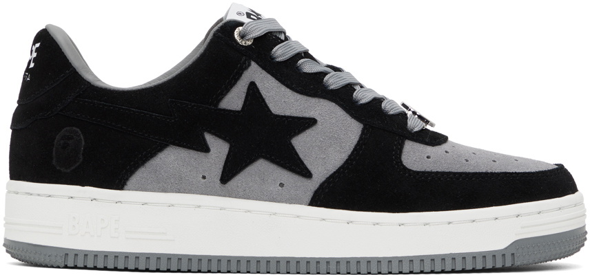 BAPE Black & Gray Sta #3 M1 Sneakers A Bathing Ape