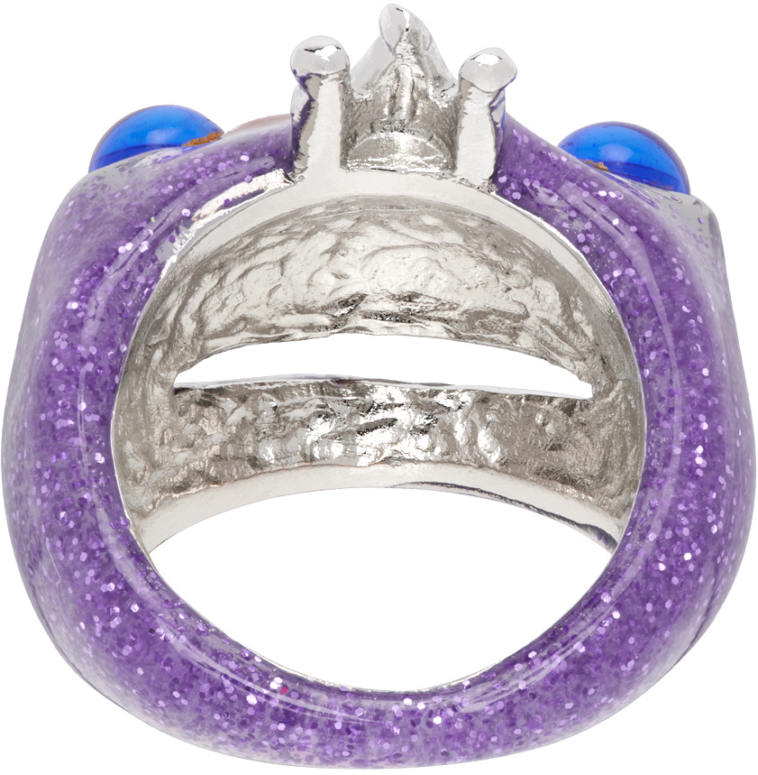 Collina Strada Purple Frog Prince Ring Collina Strada