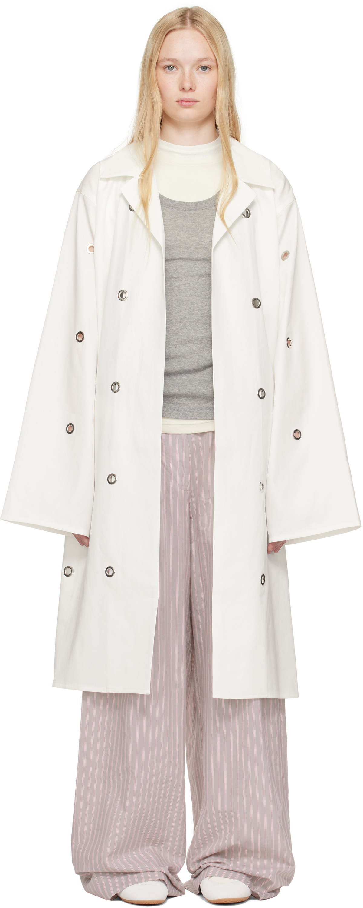 Sofie D'Hoore Off-White Chesterfield Coat Sofie D'Hoore